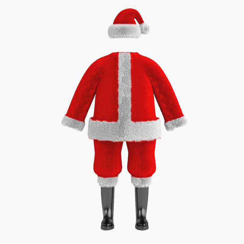 3d santas clothes