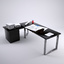 3d desk stationery model