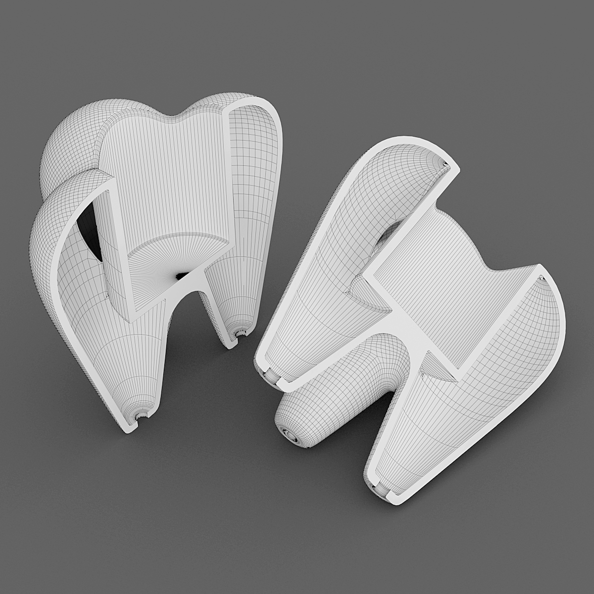 tooth toothpick holder 3d obj