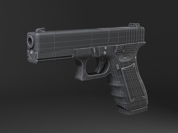 글록 17 권총 3d 모델 Turbosquid 823483