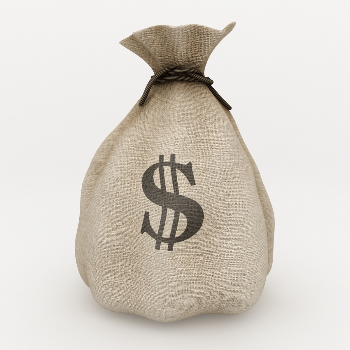 3d model money bag