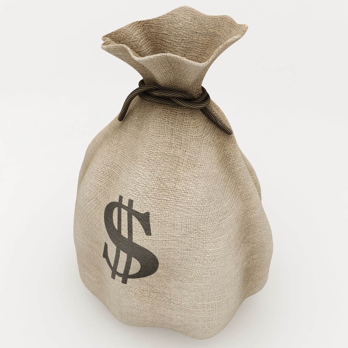 3d model money bag
