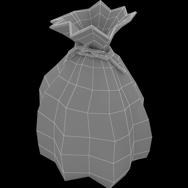 3d model money bag