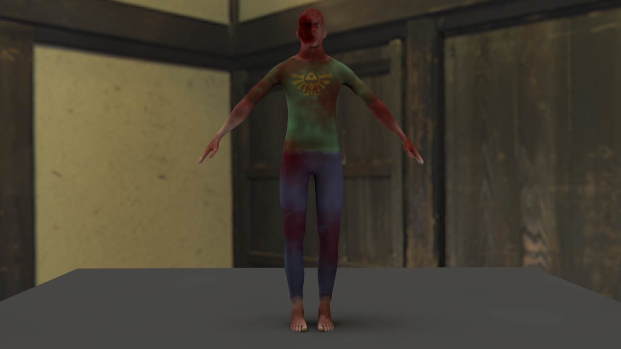 3d model zombie