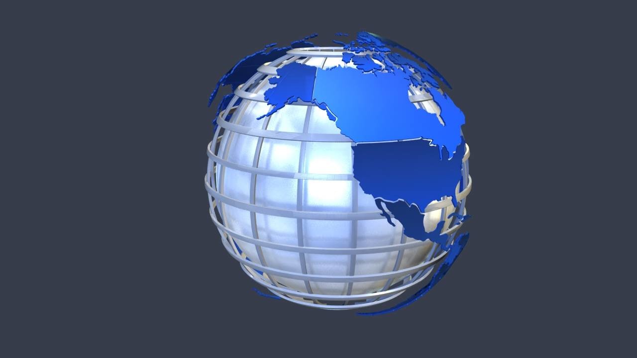 3d model globe