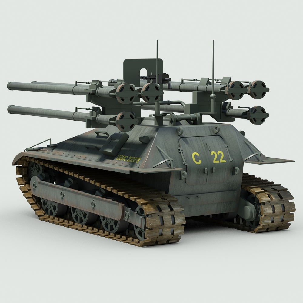 3d model of m50 ontos