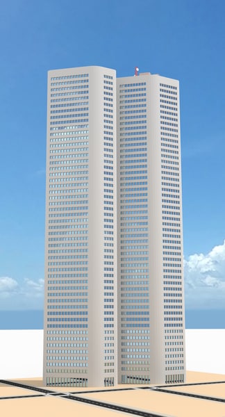 skyscraper nr 21 3d model