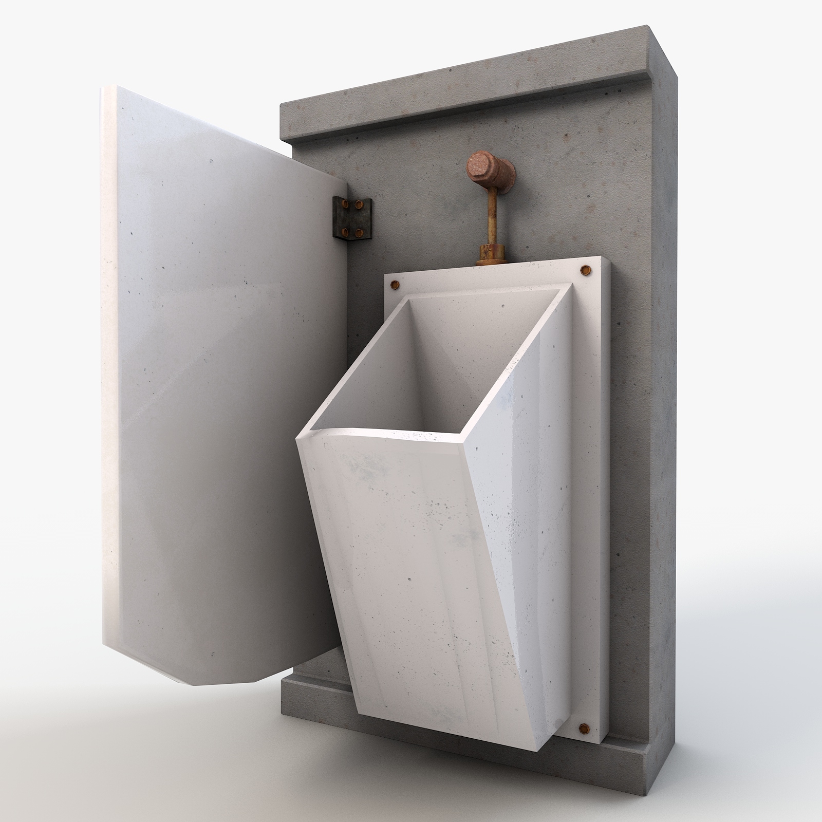 urinal plumbing fixture c4d