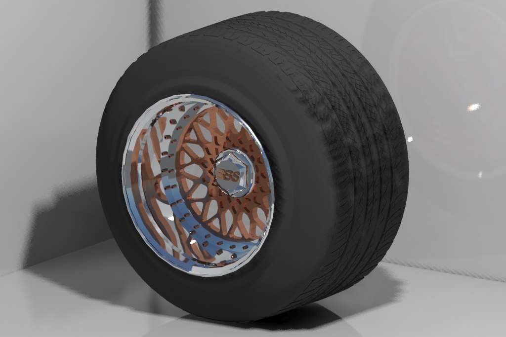 bbs rs wheels 3d model