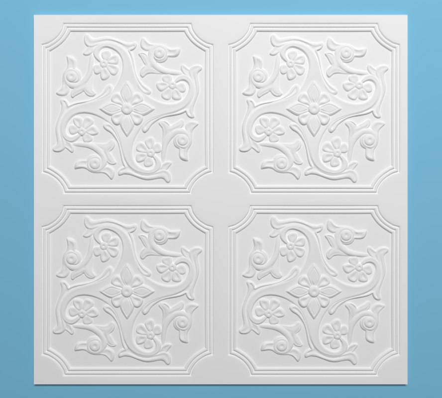 ceiling tiles 3d model