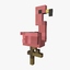 3d model flamingos dig build
