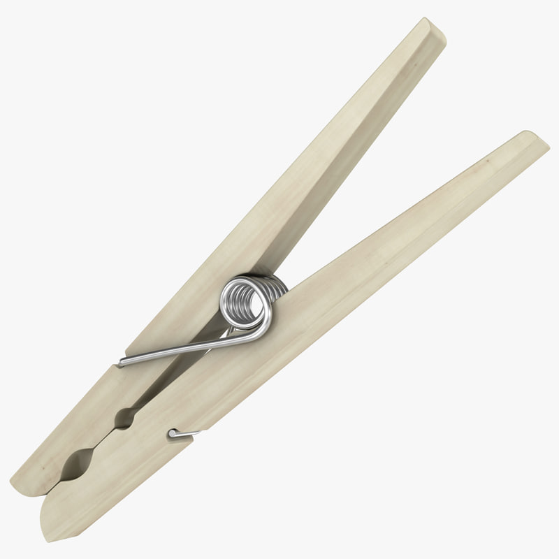 3d clothespin cloth pin