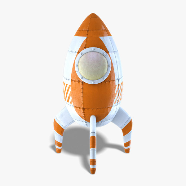 3d model retro rocket pack