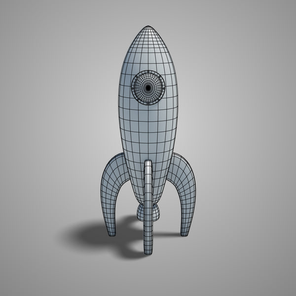 3d model retro rocket pack