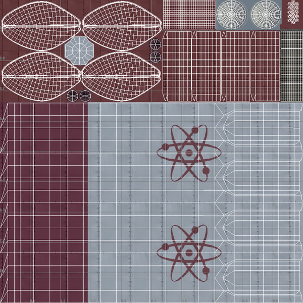 3d model retro rocket pack