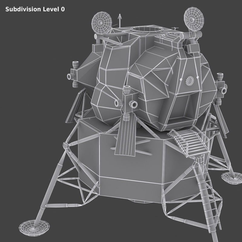 apollo lunar module 3d model