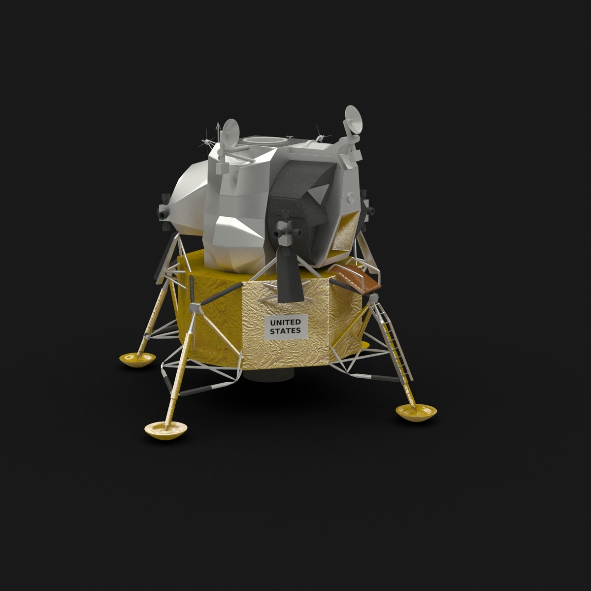 apollo lunar module 3d model