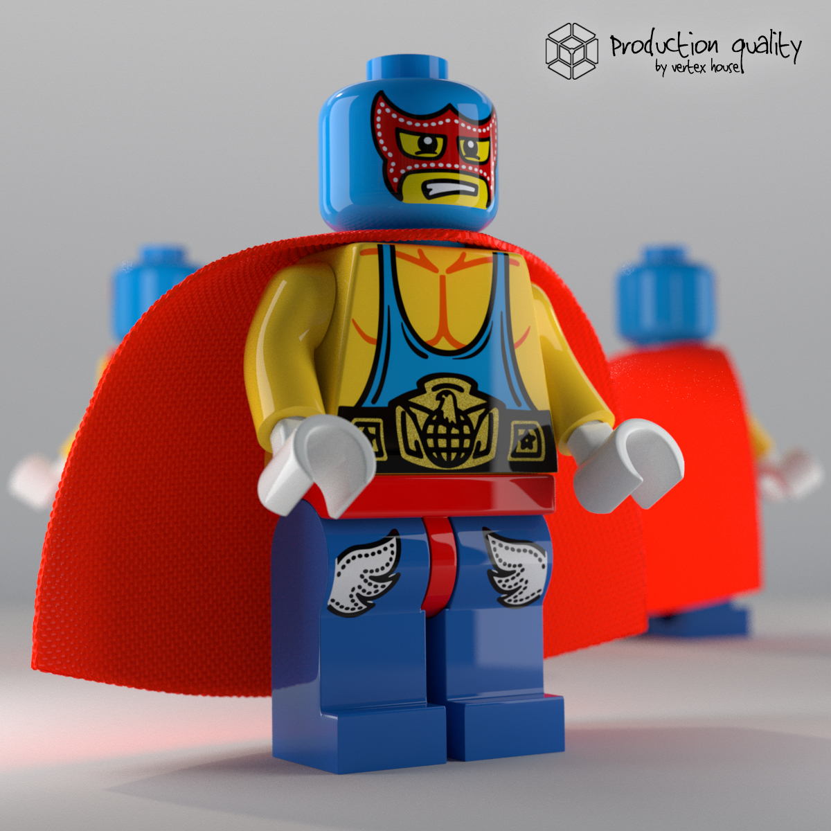 maya lego super wrestler figure