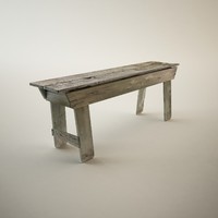 baker atelier bench 3d model