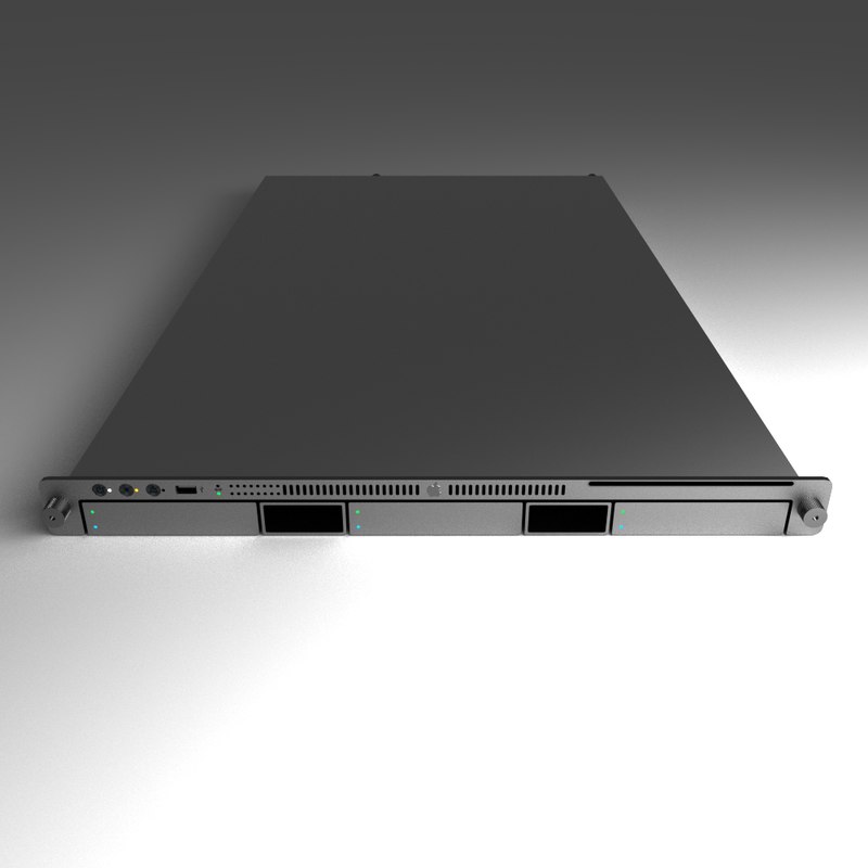 3d model server intel apple xserve