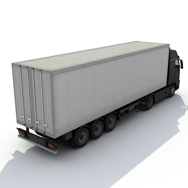 big trailer 3d max
