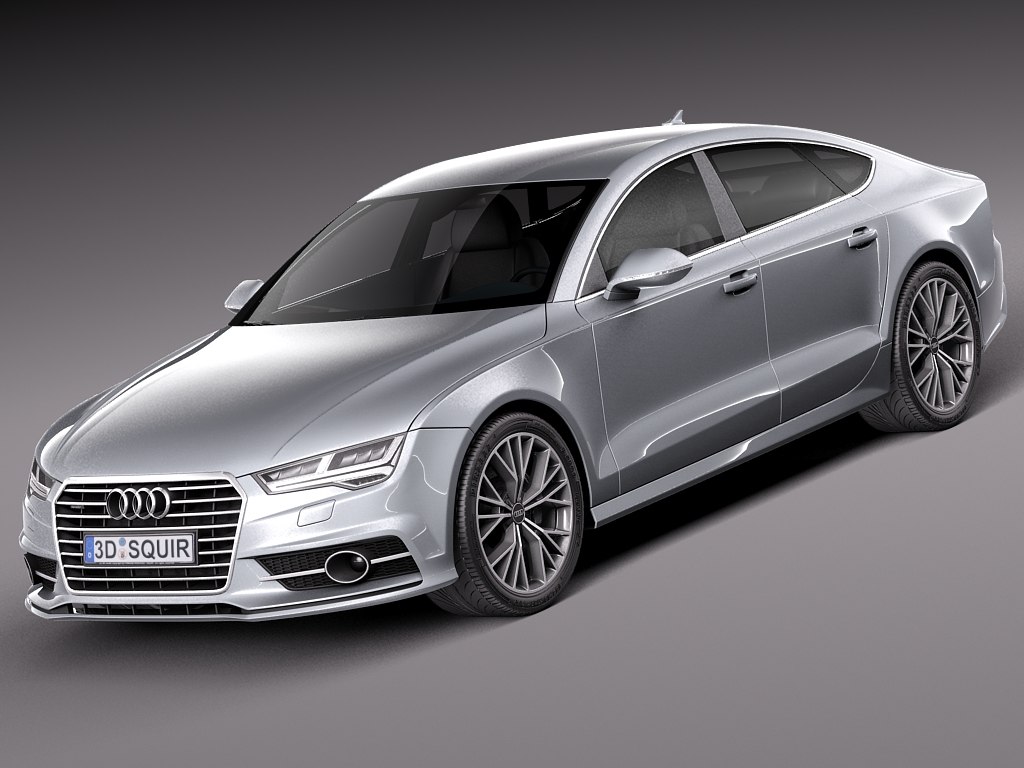 2015 audi a7 3d model