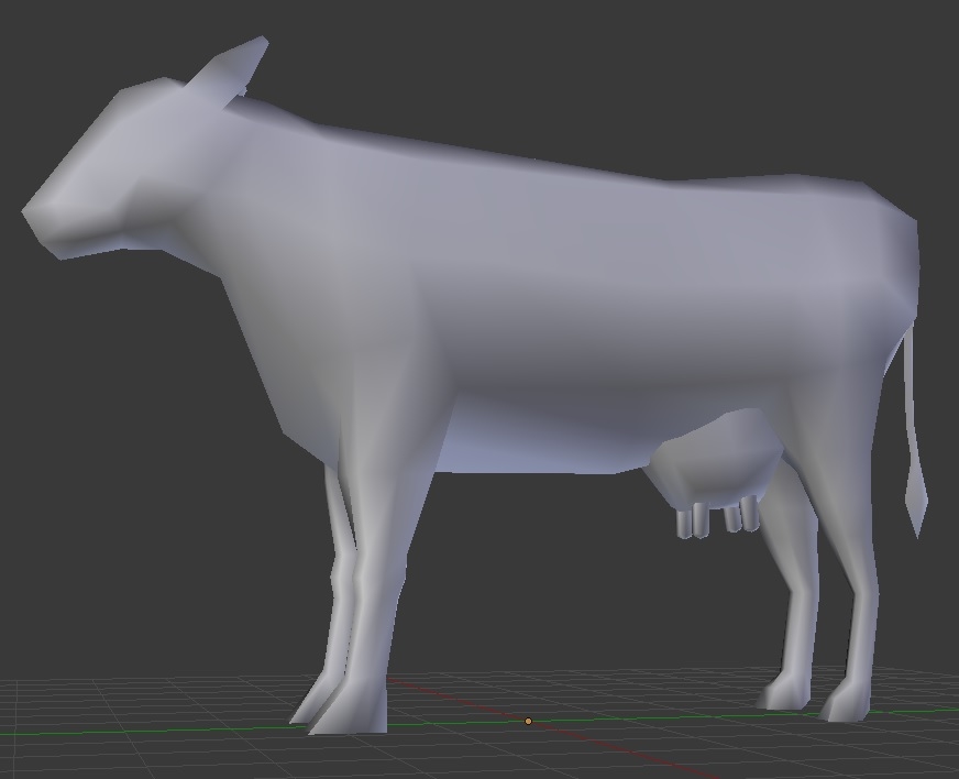 Low Poly Cow Blender Models for Download | TurboSquid
