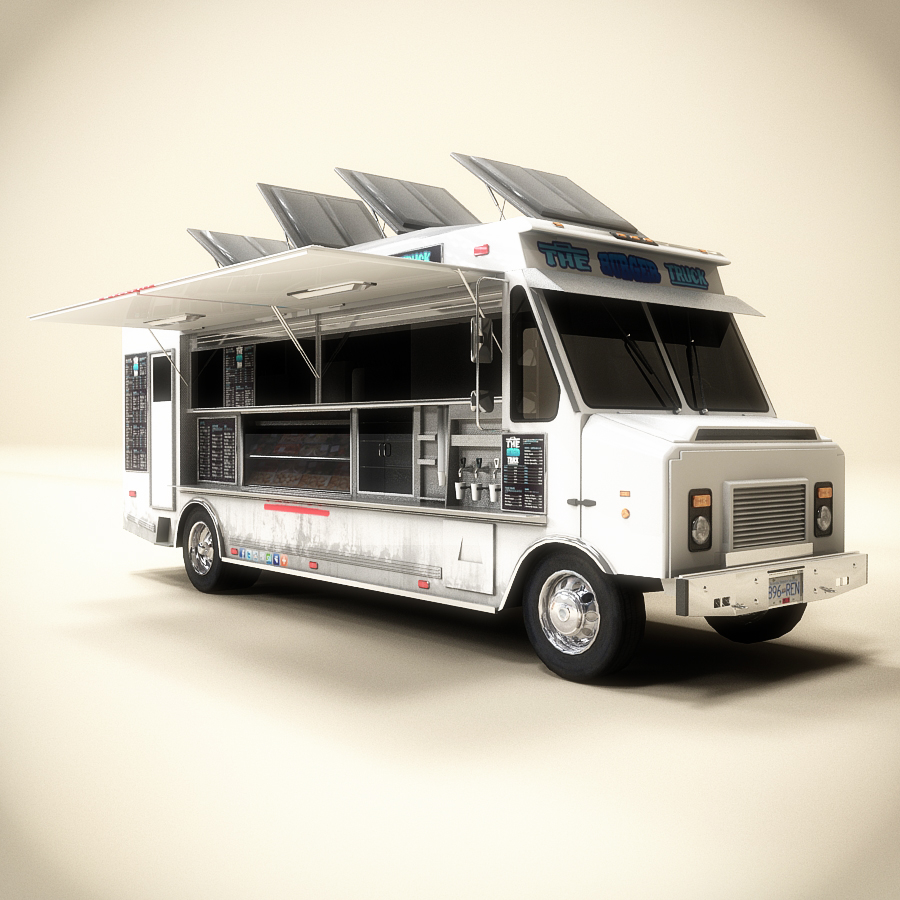 3d food truck