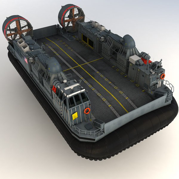3d model navy lcac