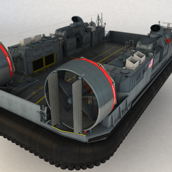 3d model navy lcac
