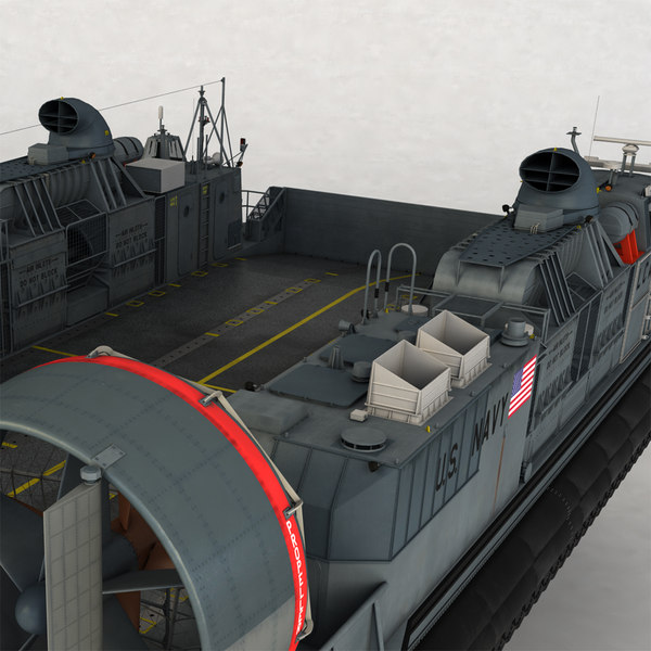 3d model navy lcac