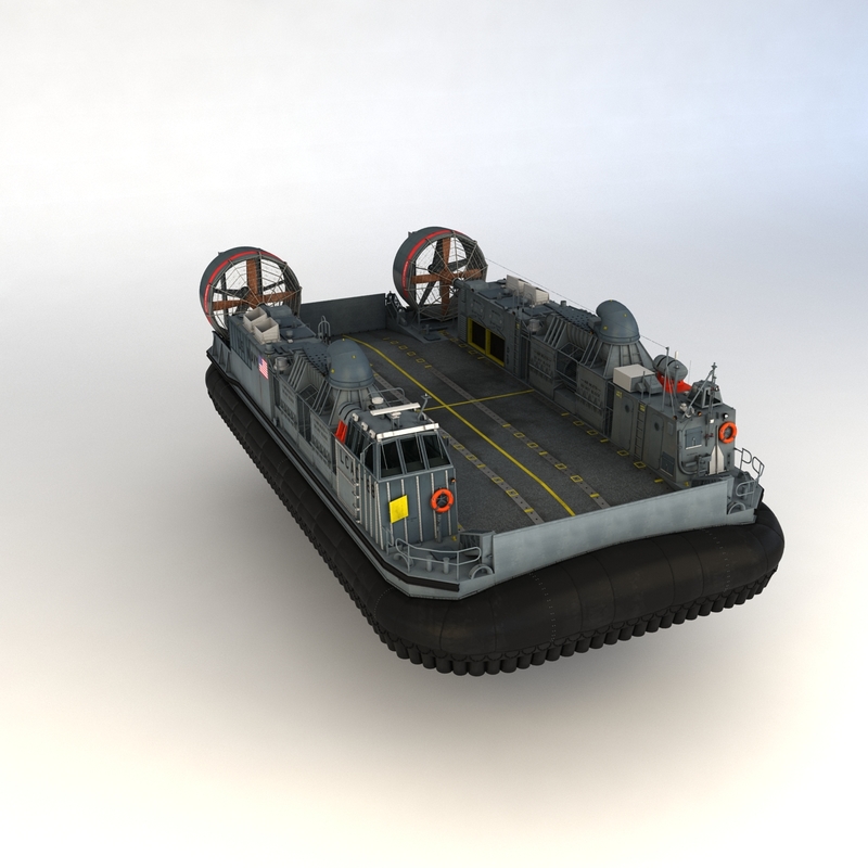 3d model navy lcac