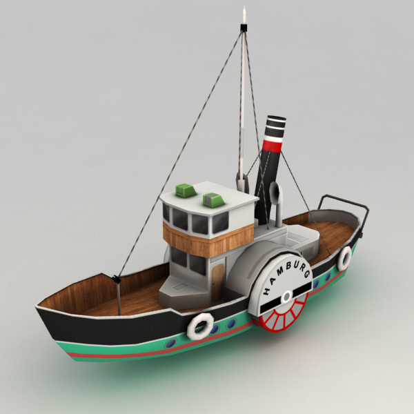 Steamboat 3D Models for Download | TurboSquid