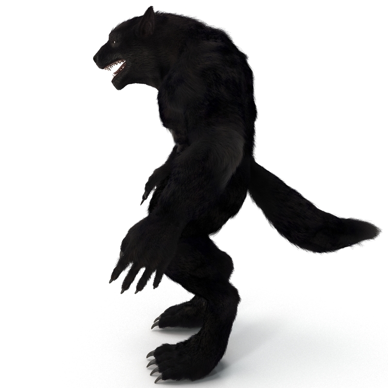 3d werewolf fur rigged