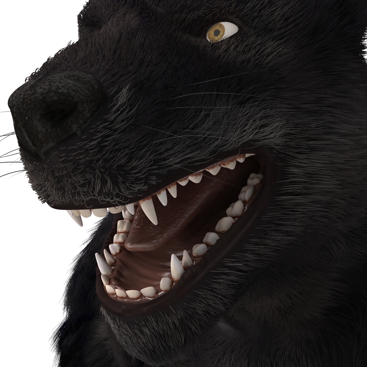 3d werewolf fur rigged