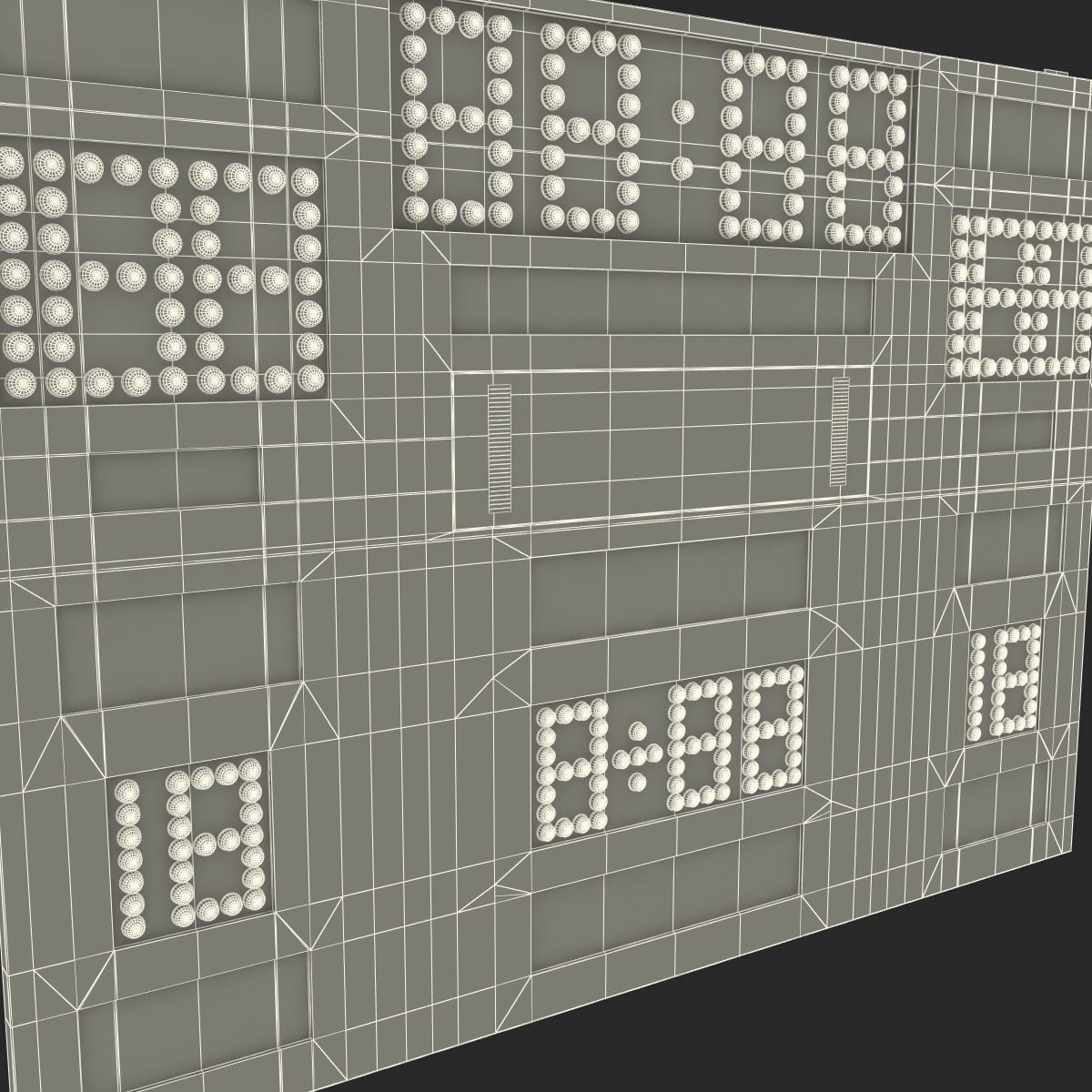 basketball scoreboard obj