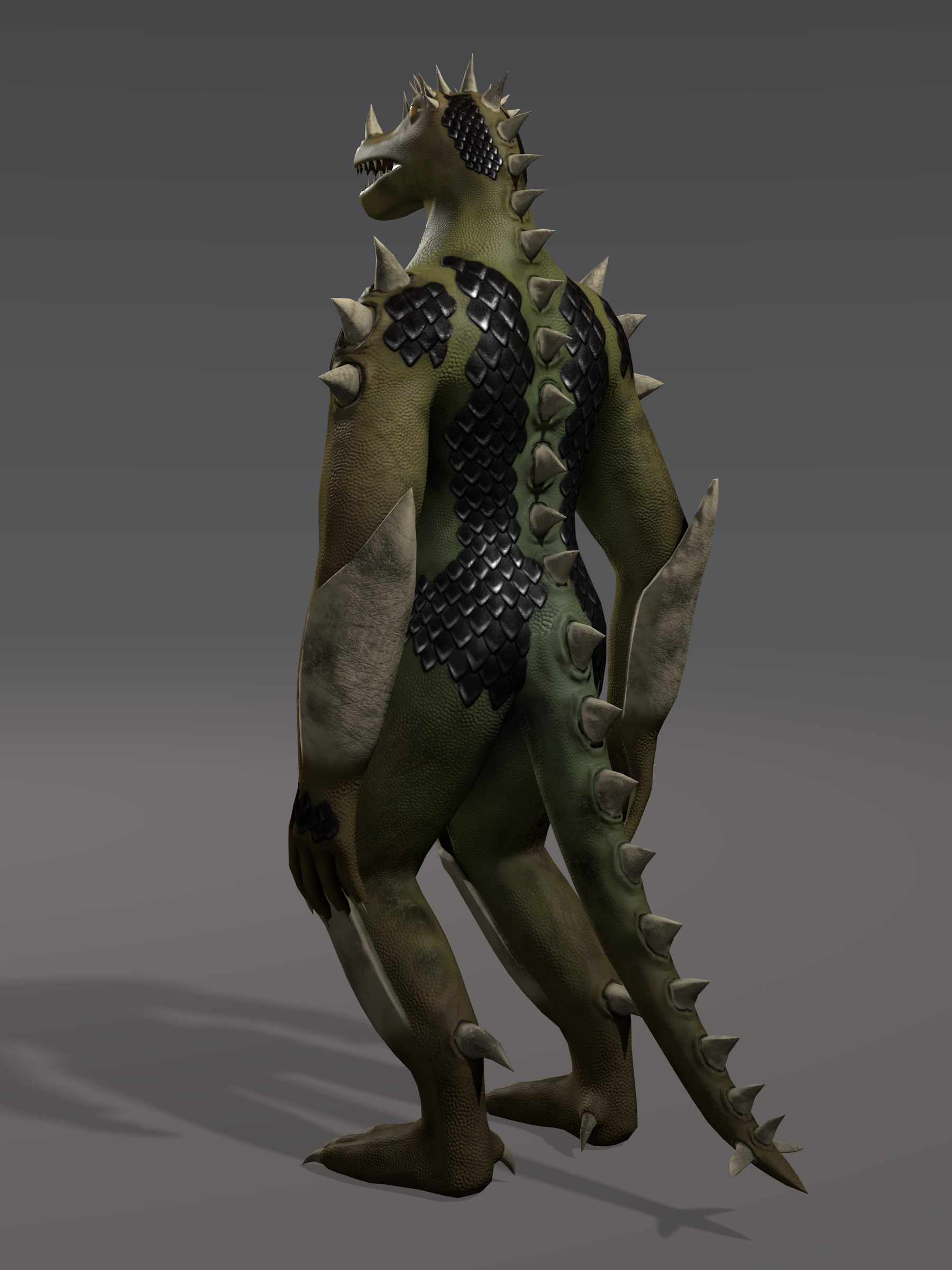 mutant monster 3d model