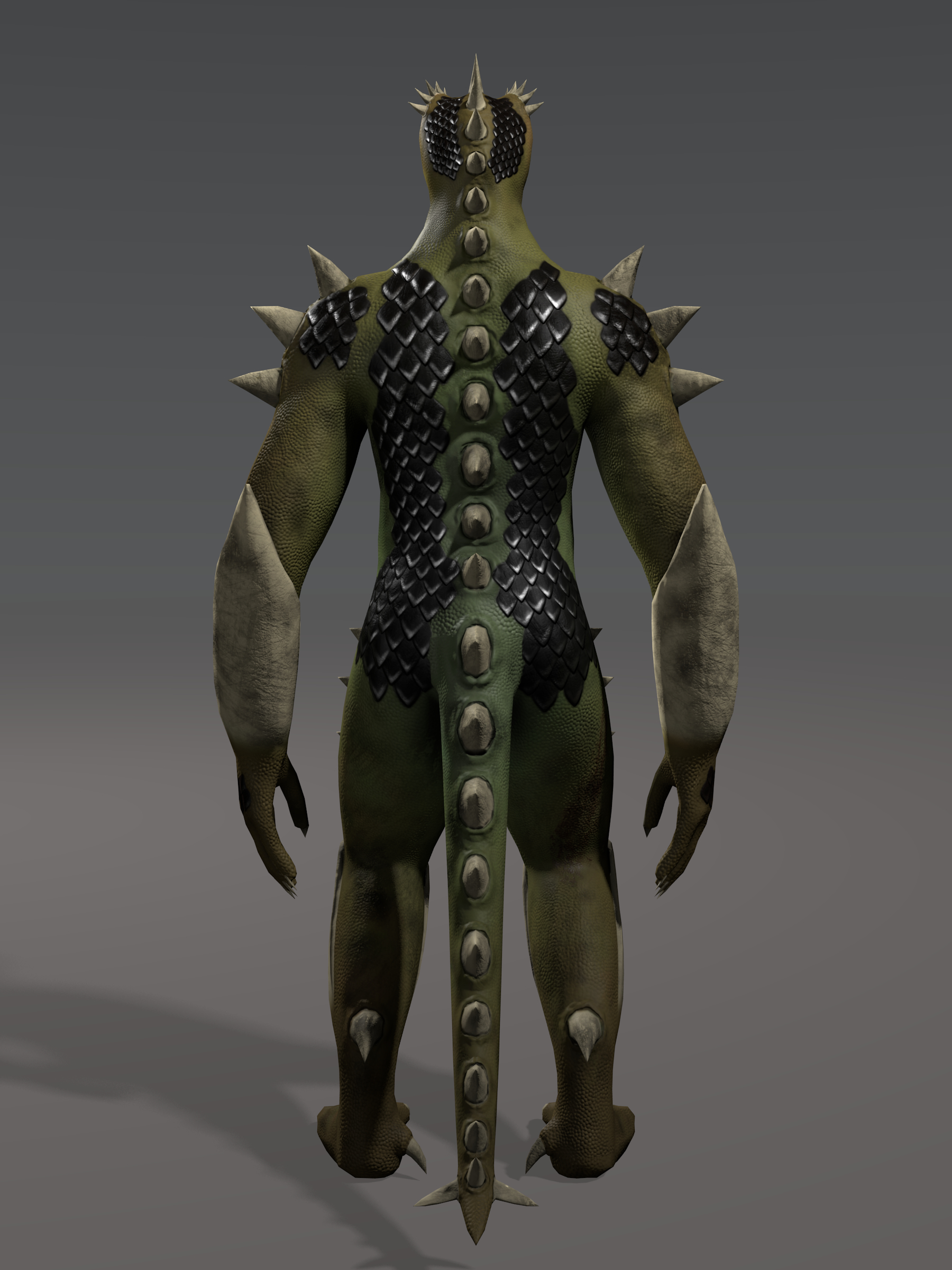 mutant monster 3d model