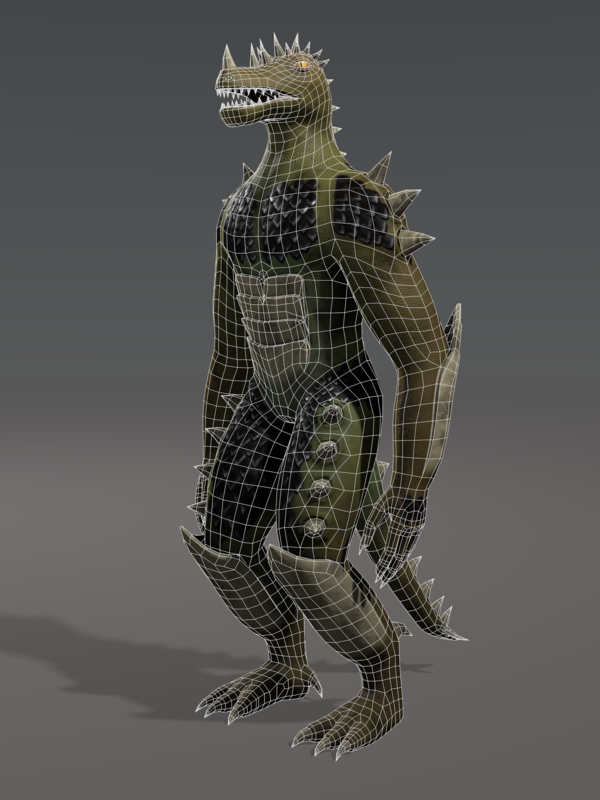 mutant monster 3d model