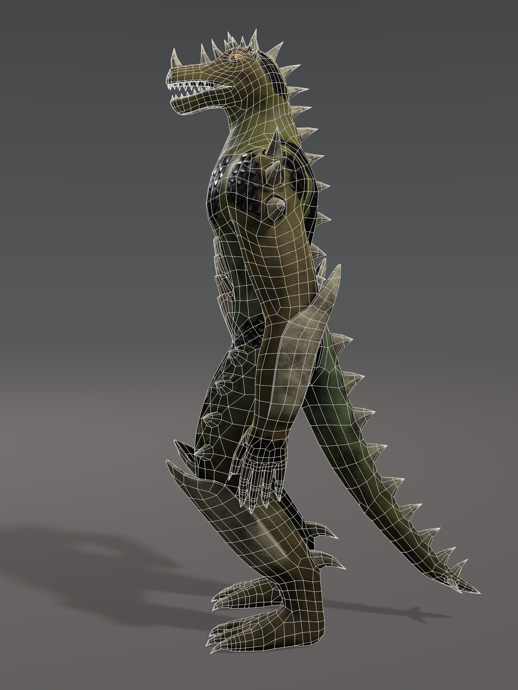 mutant monster 3d model