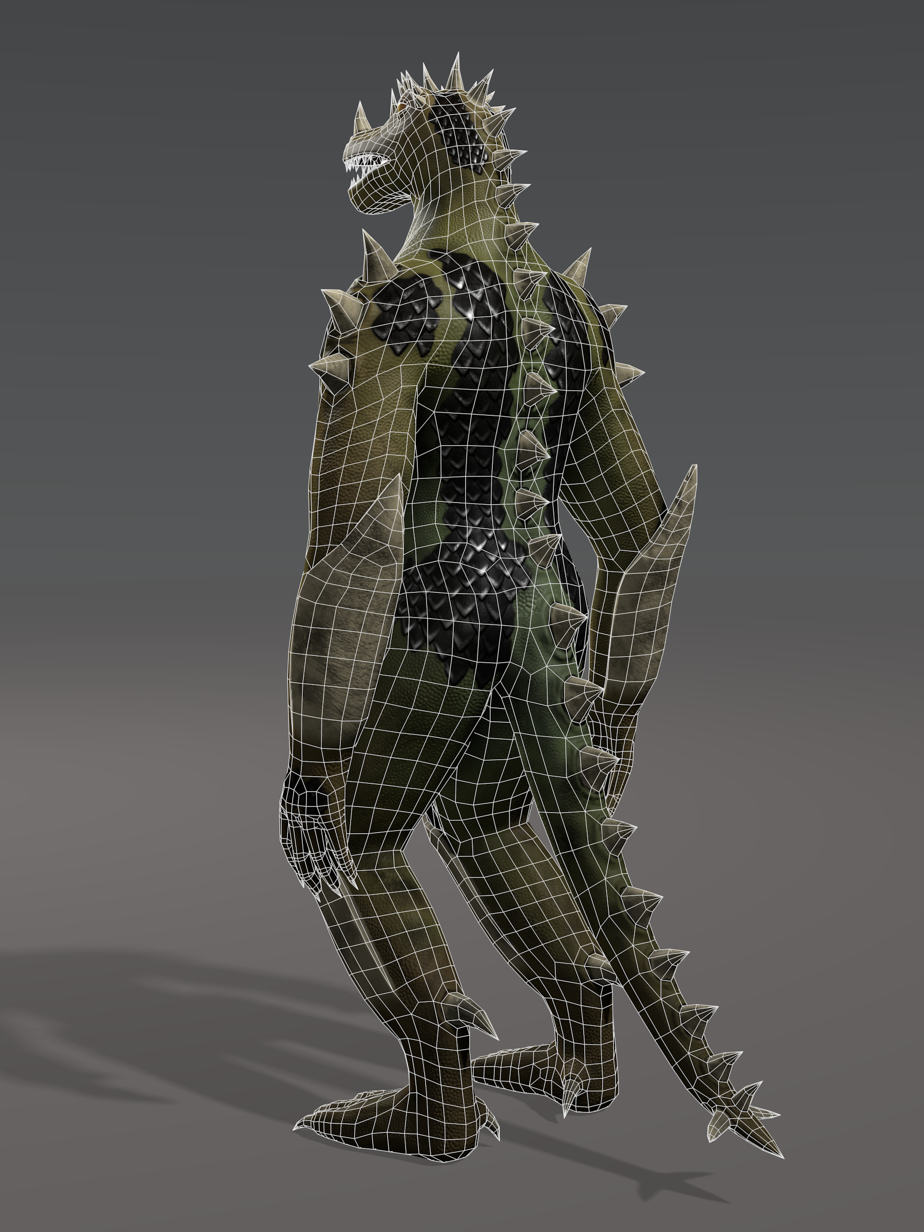 mutant monster 3d model