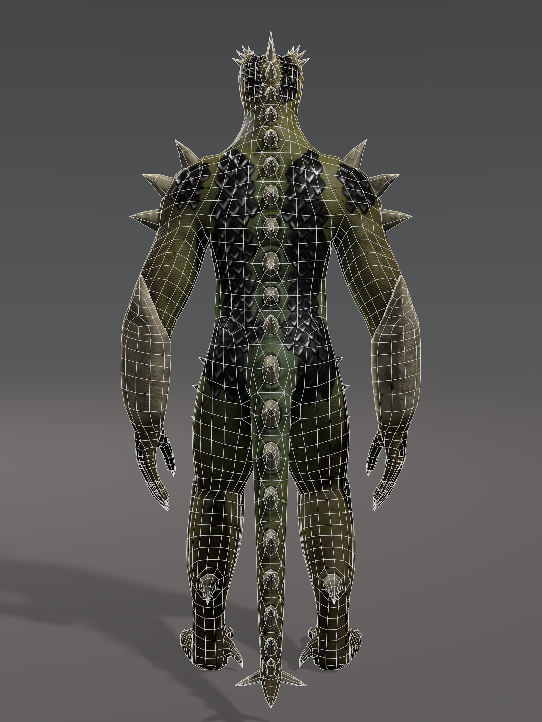 mutant monster 3d model