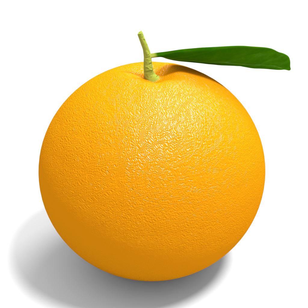 fruit orange 3d model