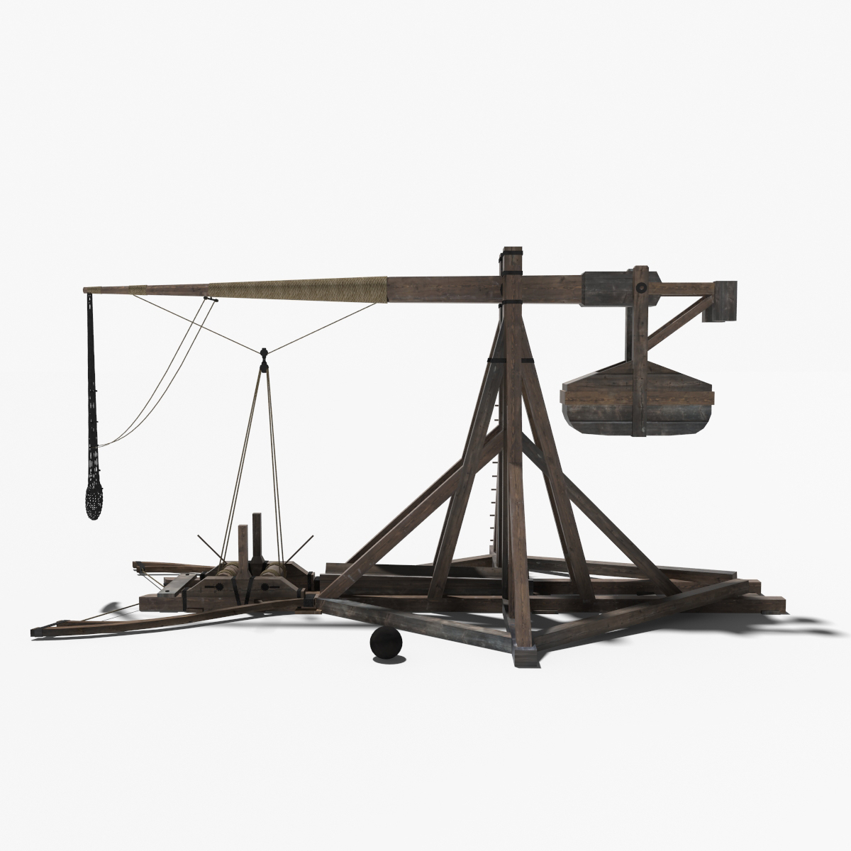 3d model trebuchet