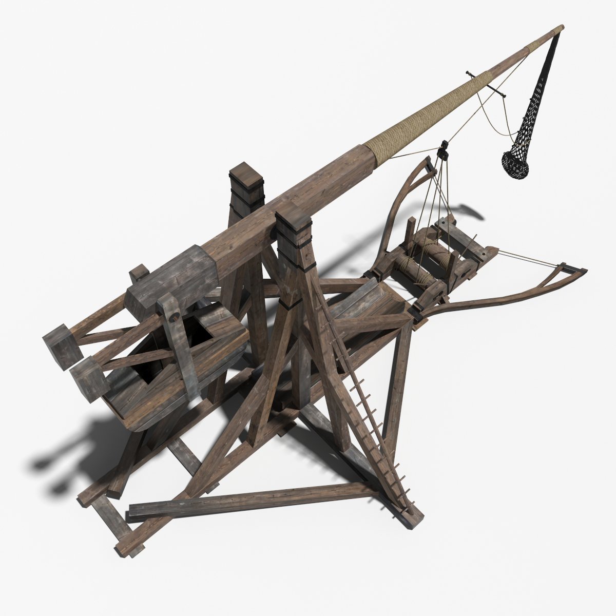 3d model trebuchet