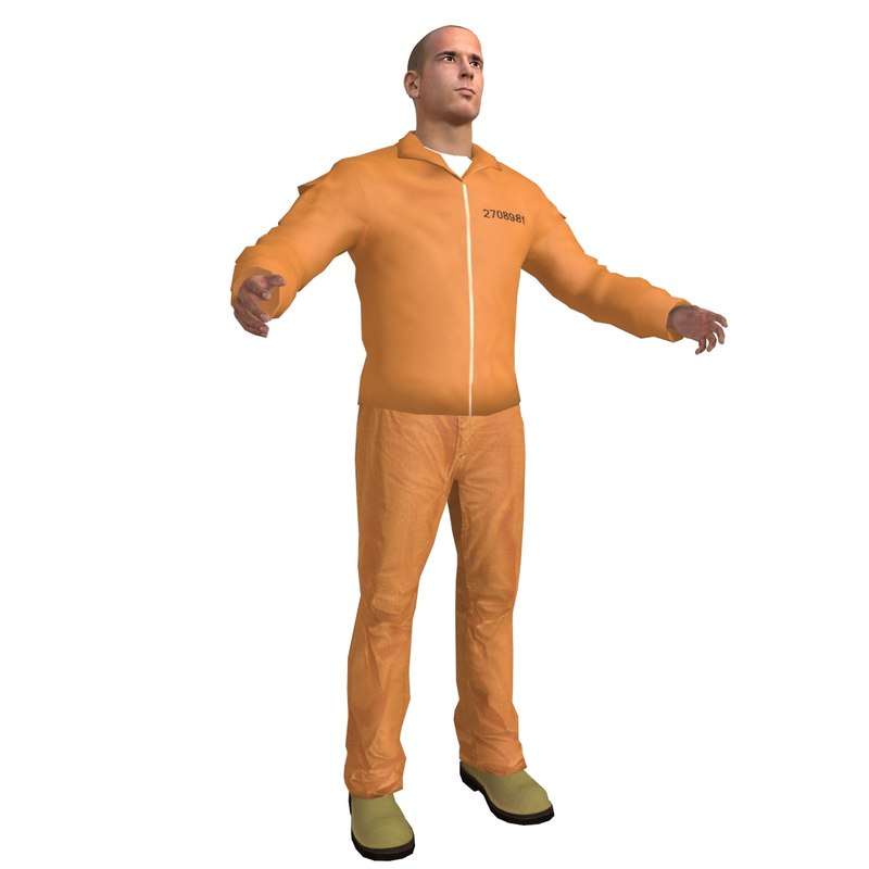 convict prisoner 3d model