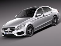 2015 mercedes-benz c-class 3d model