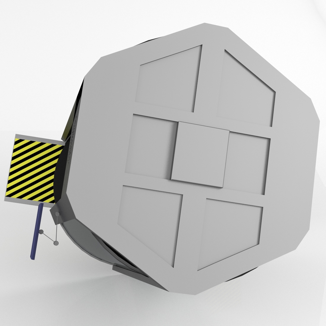 millimeter wave body scanner 3d model