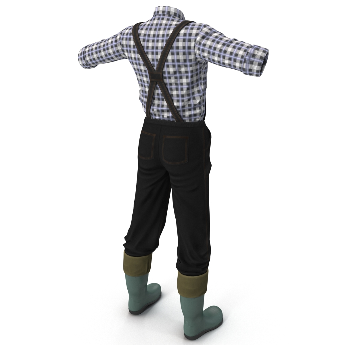 farmer clothes 3d model