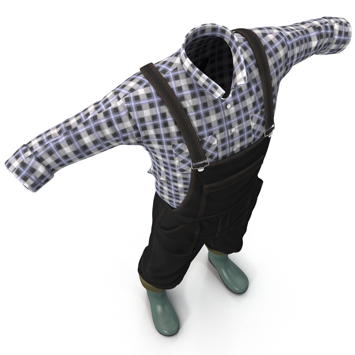 farmer clothes 3d model